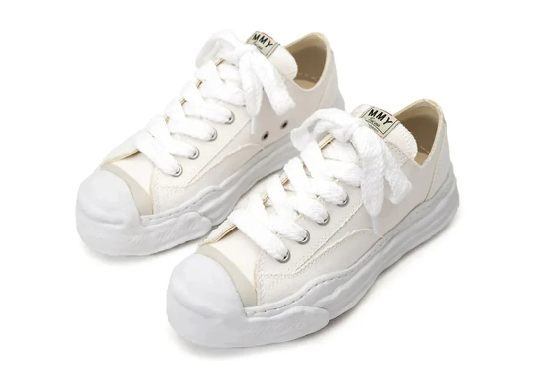 Maison Mihara Yasuhiro Hank OG Sole Canvas Low White | ALPHET