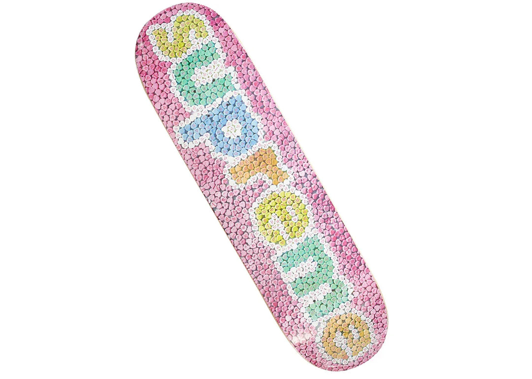 Supreme Candy Hearts Skateboard Deck Pink | ALPHET