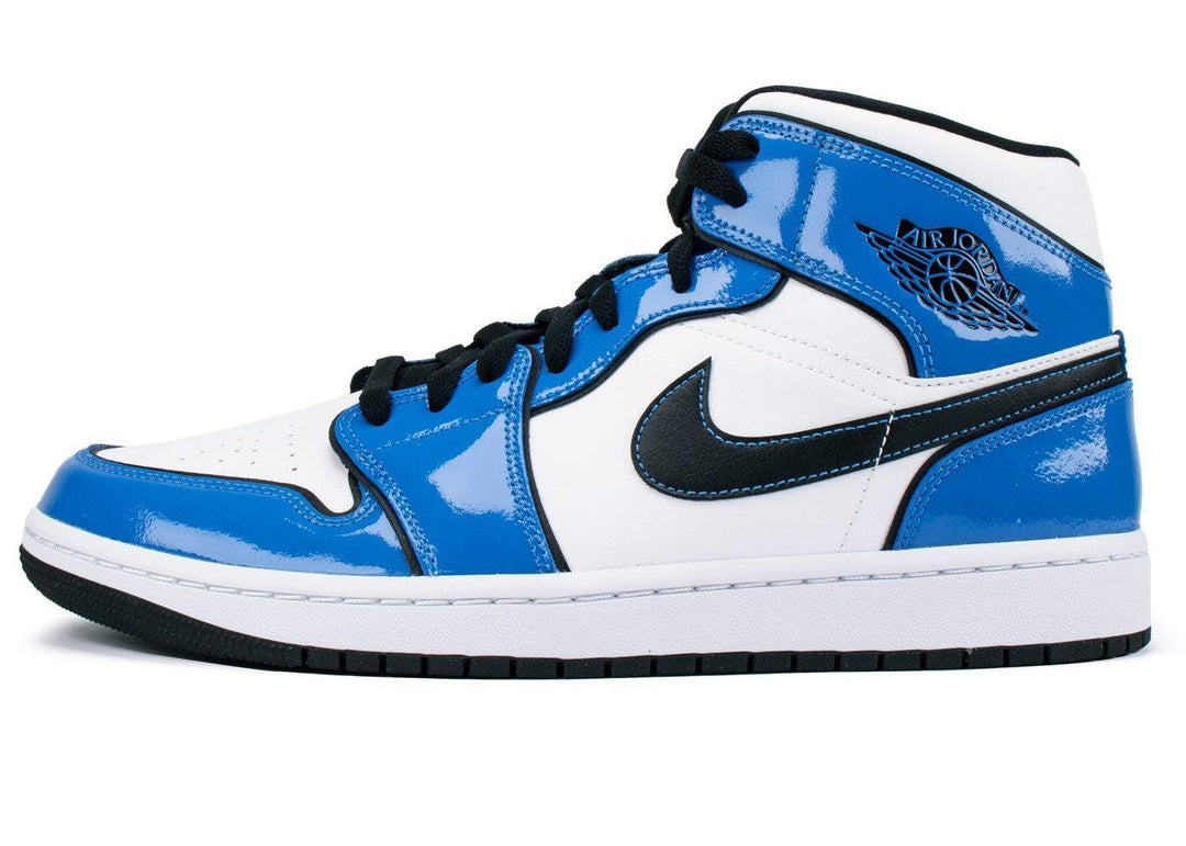 Nike Air Jordan 1 Mid Signal Blue | ALPHET